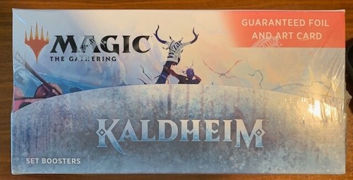 MTG Magic the Gathering Kaldheim Set Booster Sealed NIB Free Shipping ...