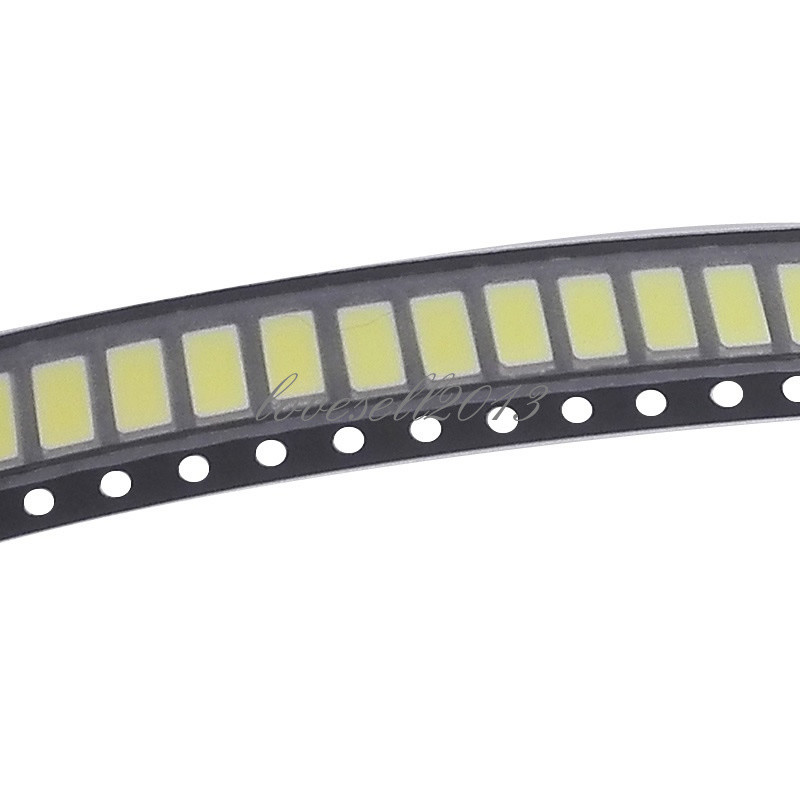 50PCS 120° SMD SMT -EE132 5730 White 6050-7000K LED Light Bead 50-55LM ...