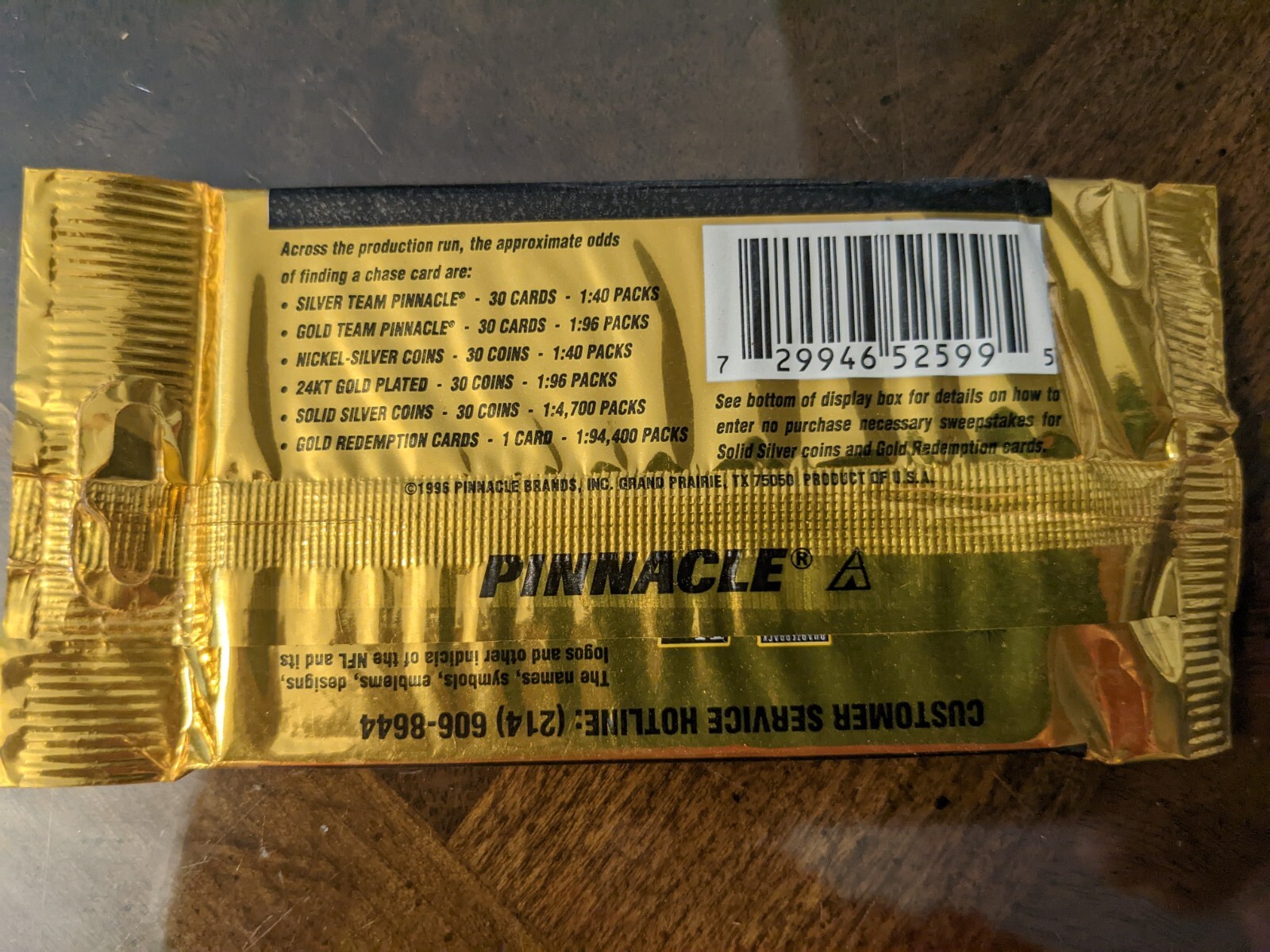 1996 PINNACLE MINT COLLECTION FOOTBALL FACTORY SEALED PACKS | eBay