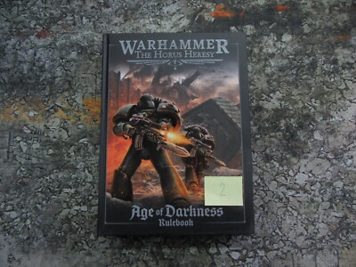 Warhammer Horus Heresy Age of Darkness Rulebook Rule Book Hard Back New ...