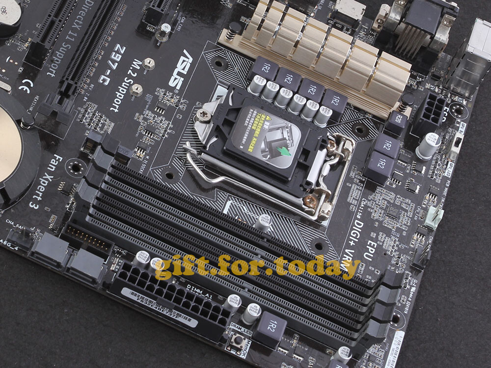 ASUS Z97-C LGA 1150 Intel Z97 HDMI USB3.0 VGA DVI Motherboard With I/O ...