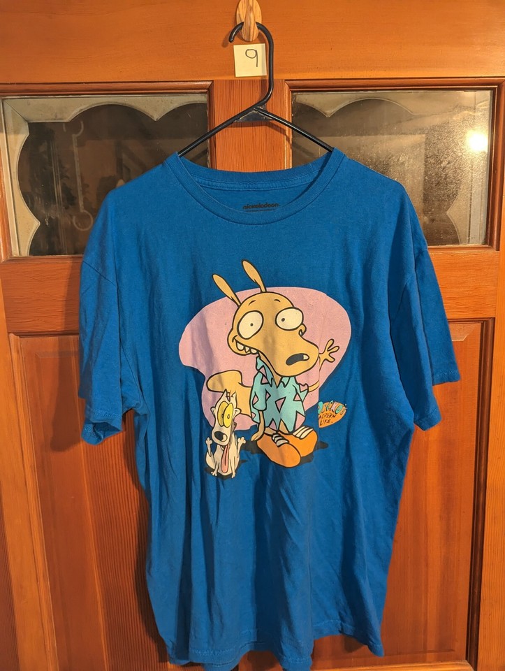 Nickelodeon Rocko's Modern Life T-Shirt Size Large 90s Cartoons Snick ...