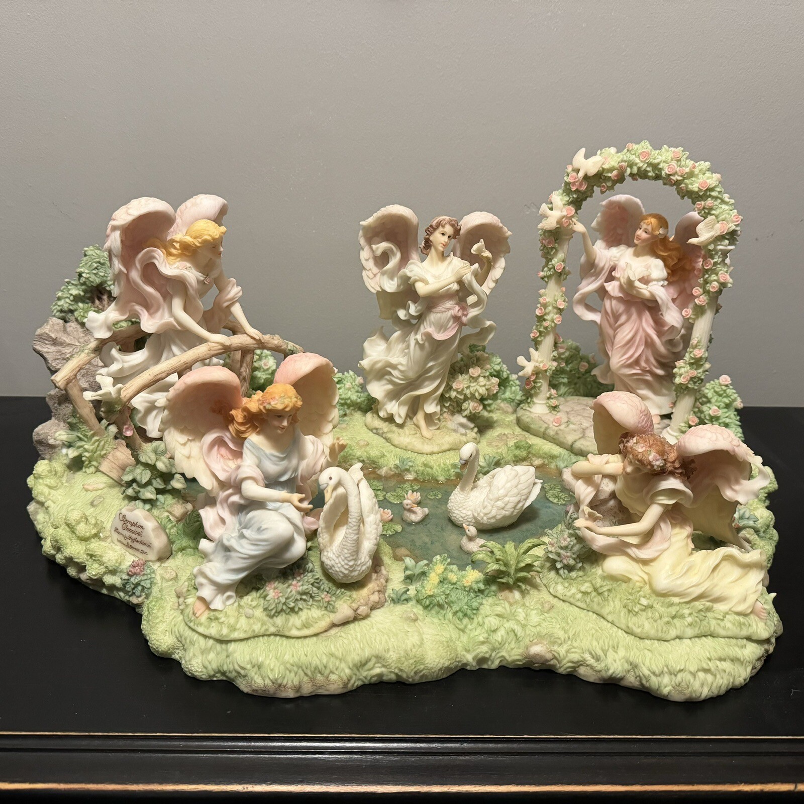 Seraphim Classics Angels “Heavenly Reflections” Display Pond #81476 ...