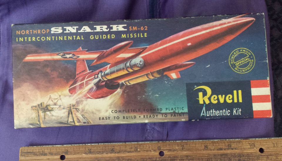 Revell 1/81 Scale Northrop SM-62 Snark Missile, ASSEMBLED, Dated 1957 ...