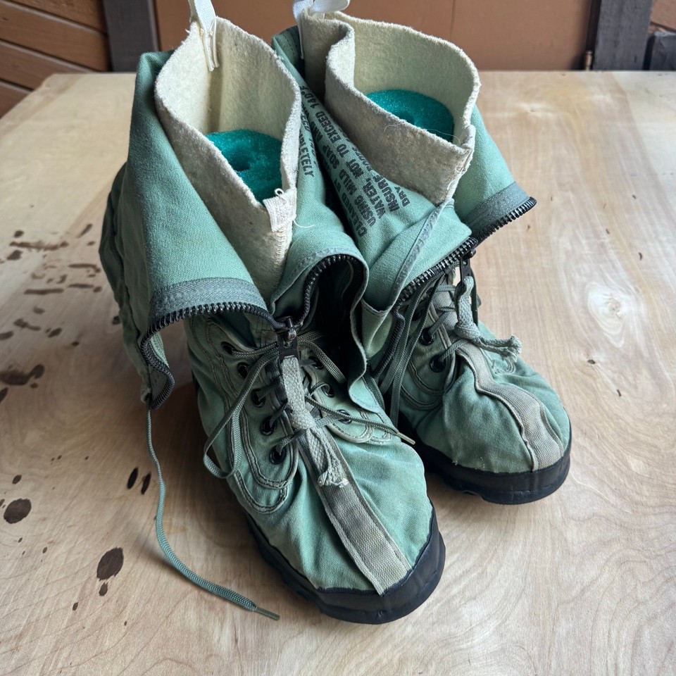 Vintage US Military Extreme Cold Weather Boots N-1B W/ Liner Size ...