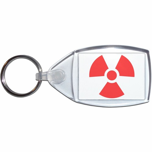 Red Nuclear Symbol Clear Plastic Key Ring (S, M or L) | eBay