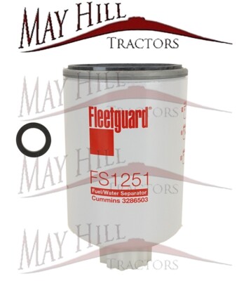 Fleetguard FS1251 Fuel Separator Filter Case JCB | eBay UK