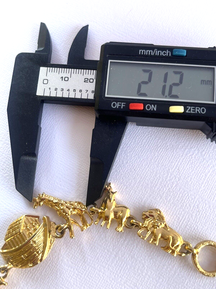 Premier Designs Gold Plated Noah's Ark Charm Bracelet Signed PD 7" | eBay