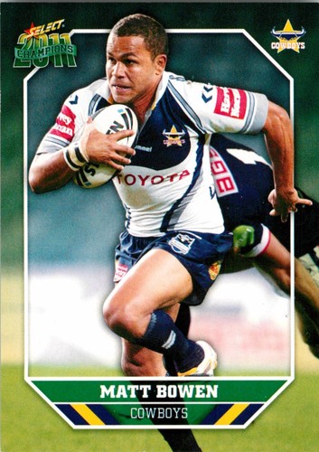 2011 NORTH QUEENSLAND COWBOYS NRL Card MATTHEW BOWEN | eBay