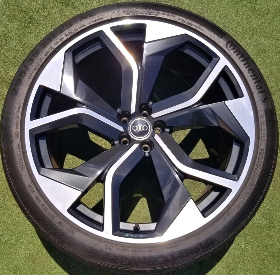 4 Factory Audi RSQ8 Wheels Tires 23 inch Q8 RS SQ8 Genuine Original Y ...