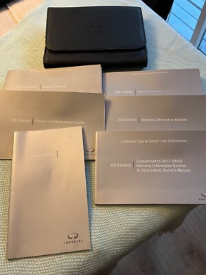2013 Infinity JX Auto Owner's Manual with Supplements & Case 004 | eBay