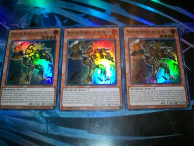 3x Magicore Warrior of the Relics 1st Edition Super Rare GRCR-EN027 Yu ...