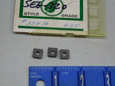 GREENLEAF SEG-320 CARBIDE MILLING INSERTS (6 PCS) NEW GRADE G25 | eBay