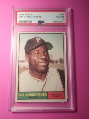 1961 Topps #82 Joe Christopher PSA 8 NM-MT | eBay