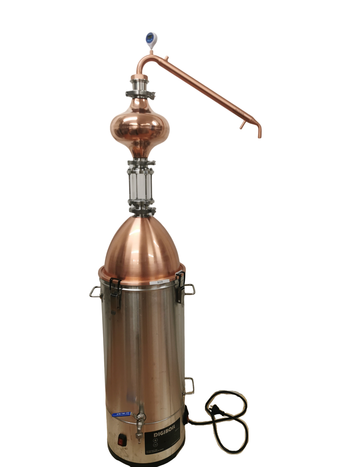 StillMate 35L Copper Pot still Kit V3510 with Copper dome & onion ...