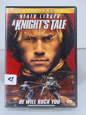 A Knights Tale Heath Ledger Region 1 DVD Mark Addy Alan Tudyk action ...
