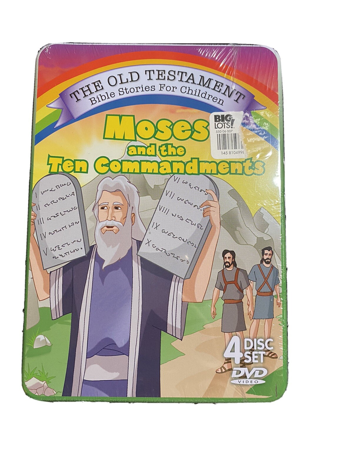 Christian Animated Cartoon Bible Stories for Children 4 DVD set Sunday ...