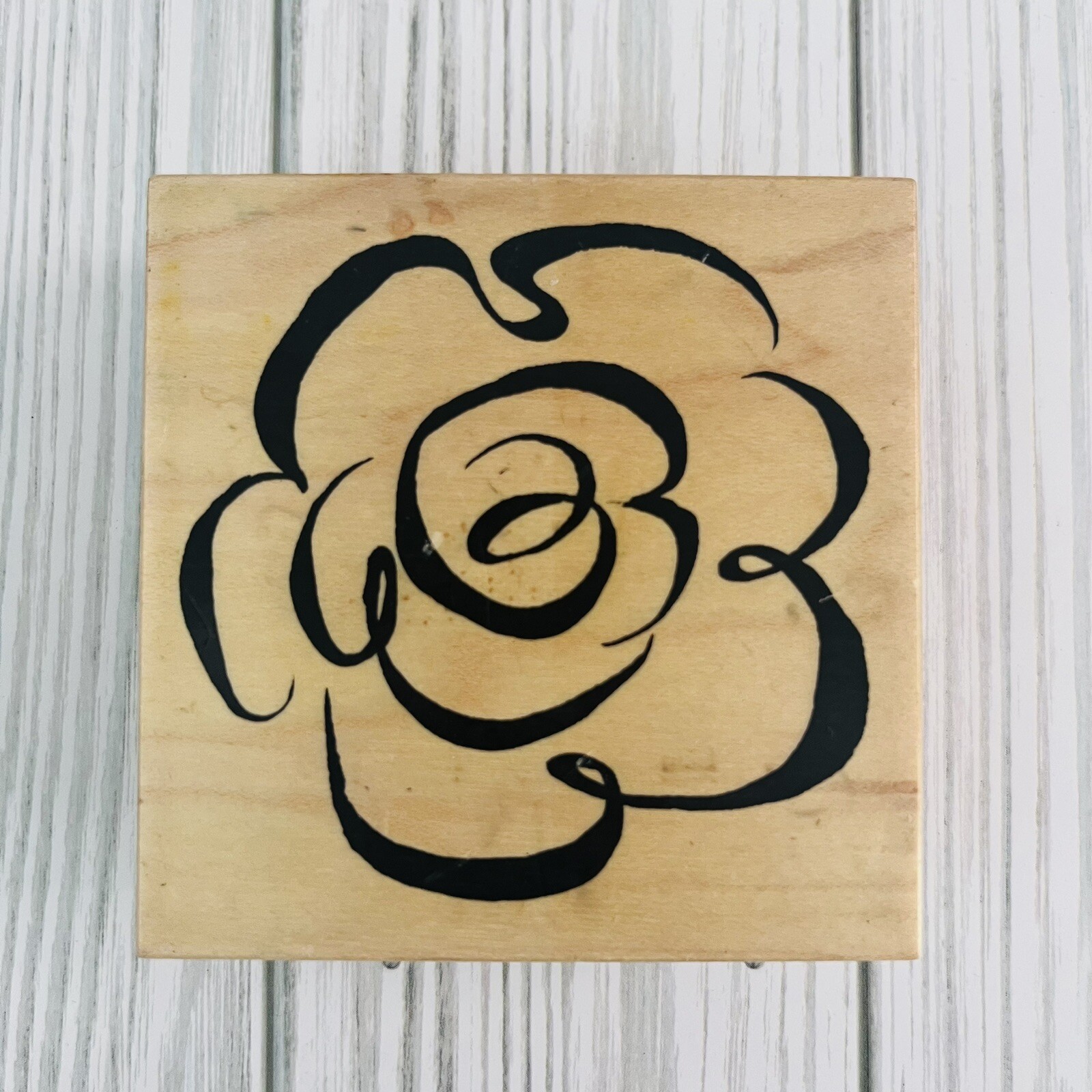 PSX G-2235 Large Flower Sketch Floral Rubber Craft Stamp | eBay