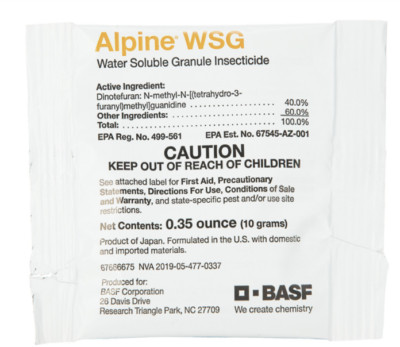 10 Gram Packet Alpine WSG Water Soluble Granule Insecticide Ants ...