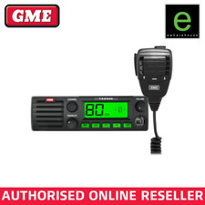 GME 80 CHANNEL TX4500WS HANDSFREE PTT UHF CB RADIO 5 WATT MOBILE TWO ...