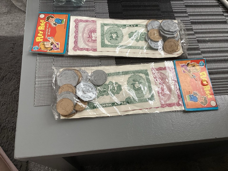 Vintage Play Money Bank Of Princess Susie. (2 Sealed Packs) | eBay UK