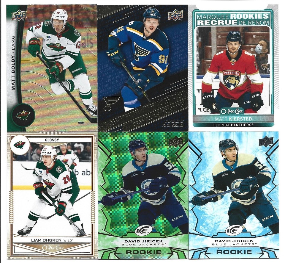 Minnesota Wild 14 Card Lot Kirill Kaprizov Liam Ohgren Rookie /999 Matt ...