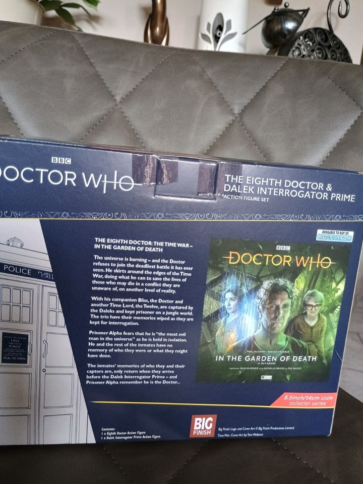 8th Doctor Who Interrogator Prime Dalek 5" Figure Set - BNIB | eBay UK