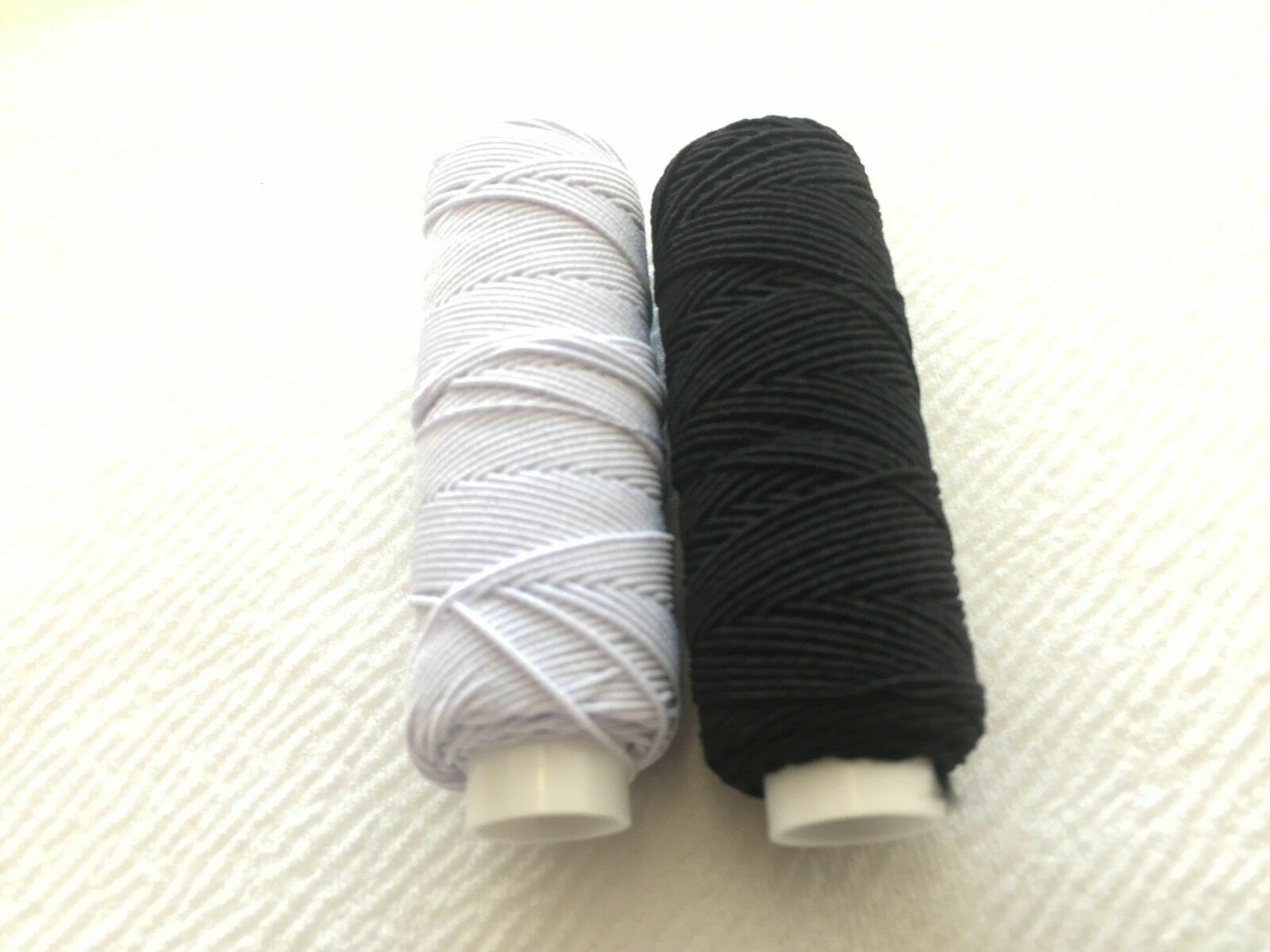 SHIRRING SHEARING ELASTIC THREAD 20 METRE SPOOLS PACK OF 2 REELS SEWING ...