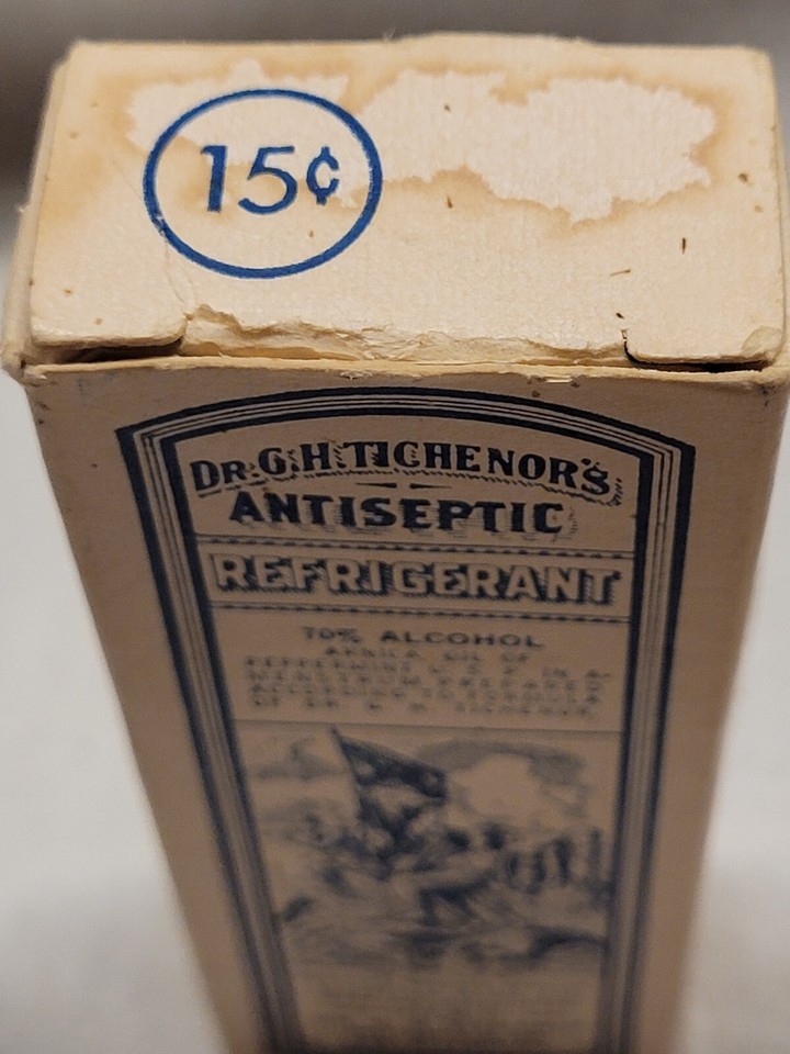 OLD SOUTHERN DR. G. H. TICHENOR'S UNUSUAL ORIGINAL LABEL & BOX AWESOME ...