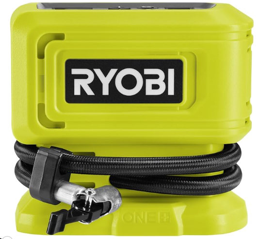 RYOBI 18V Cordless High Pressure Digital Inflator Air Compressor Tire ...
