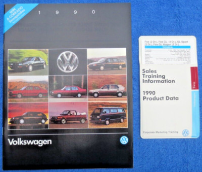 VW Training Sales Data, literature , brochure. 2 pieces, 1990, used | eBay