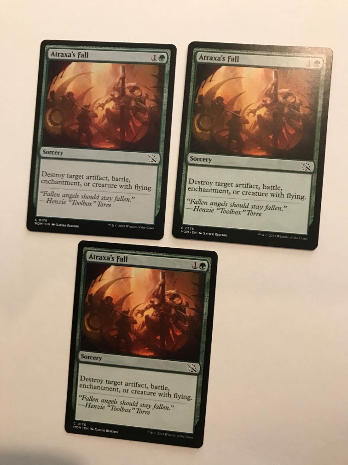 ATRAXA'S FALL x3 : MTG MAGIC NM-M March of The Machine 4 Common | eBay