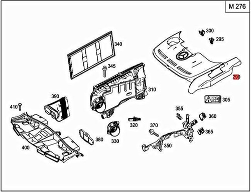 Genuine MERCEDES C204 R172 R231 S204 W204 X204 C-CLASS W204 Cover ...