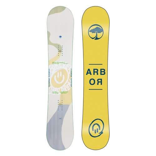 Arbor Men's Relapse 2024 Yellow Camber Snowboard 150 - New Sport Board ...