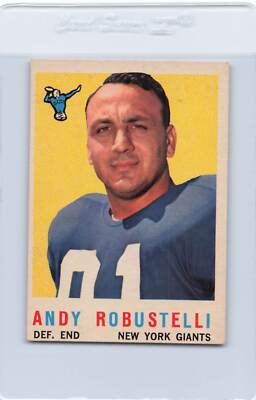1959 Topps #147 Andy Robustelli Giants EX/MT *DA-A115 | eBay