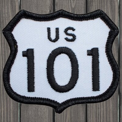 Highway 101 Embroidered Patch — Iron On | eBay