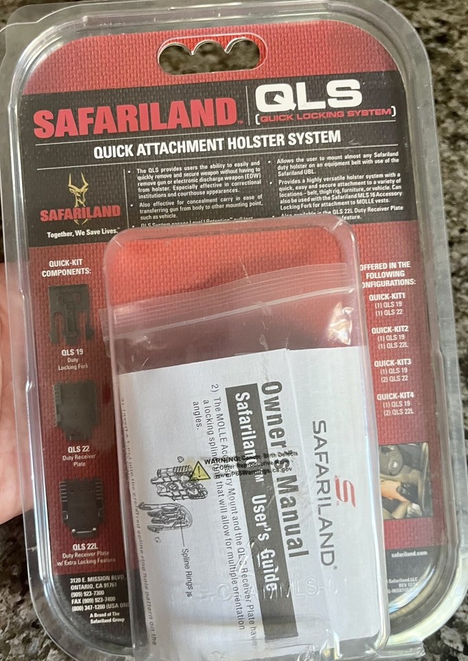Safariland QLS Quick Attachment Holster Kit | eBay