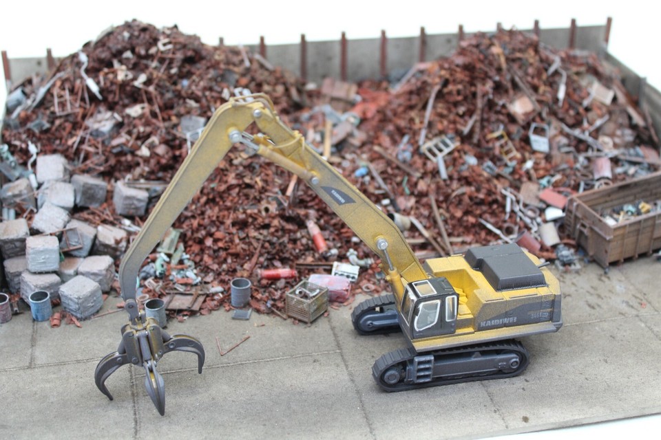 ULTIMATE SCRAP! Model Scrapyard Metal OO Gauge Scenery Wagon Loads ...