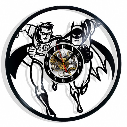 Batman Vinyl Wall Clock Gift Birthday Holiday Art Home Room Decor ...