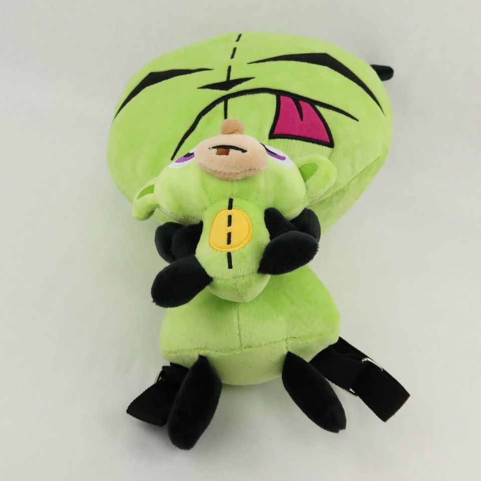 Invader Zim Mini Backpack Bag Green Plush Monkey GIR Tongue 15 ...