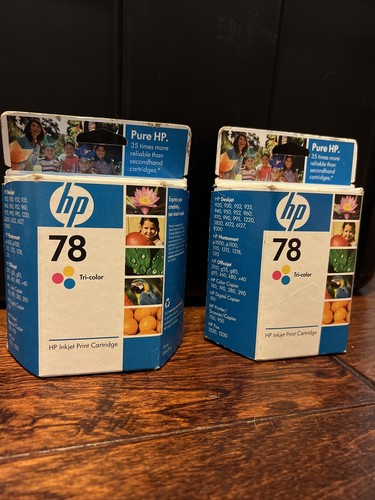 Lot Of 2 - Genuine HP 78 Inkjet Print Cartridge Tri Color HP Ink Print ...