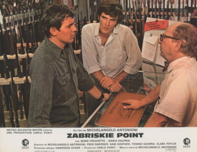 MARK FRECHETTE ZABRISKIE POINT 1970 LOBBY CARD #23 | eBay