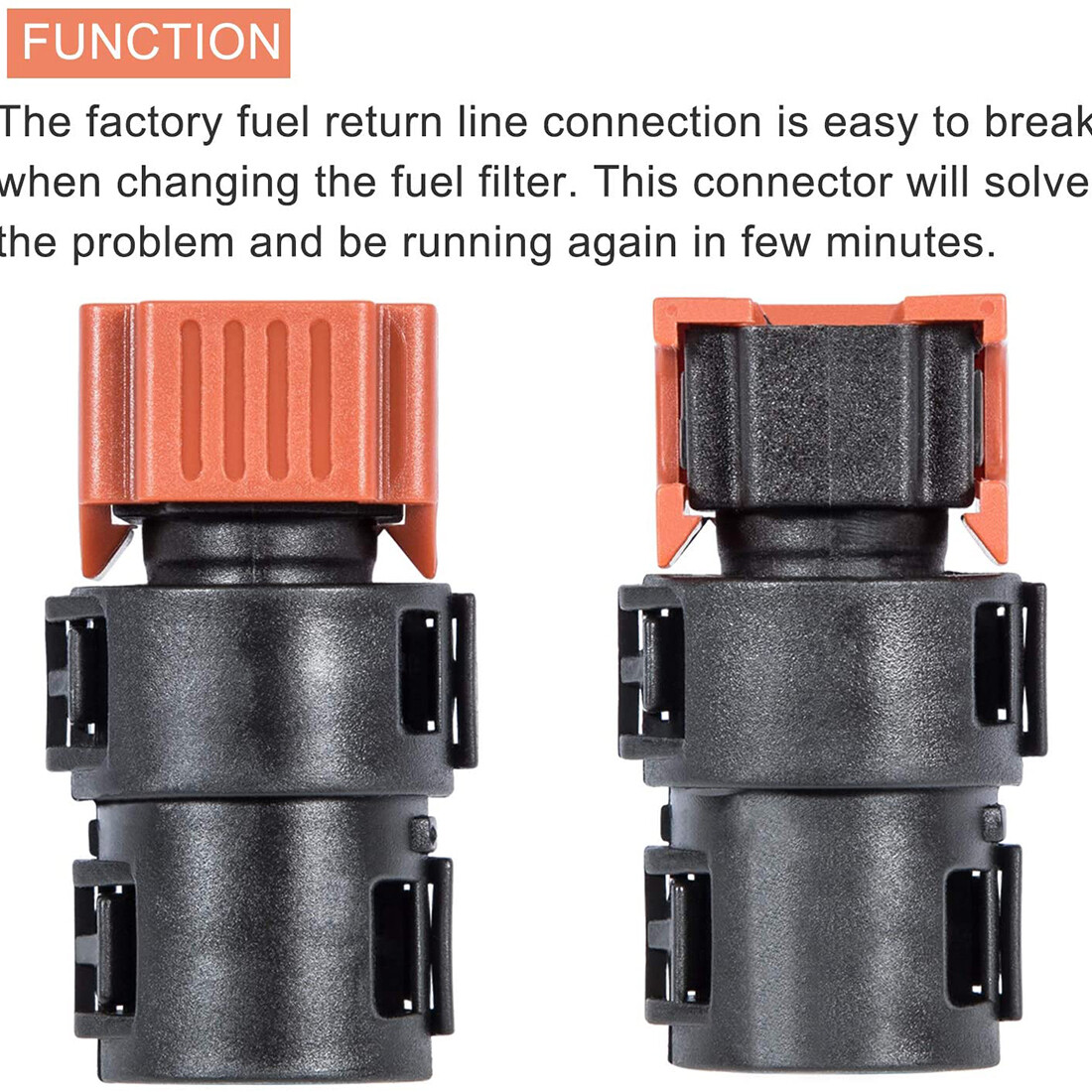 3846 Fuel Filter Return Line Connector Fitting HC3Z9A564A For 2017-2020 ...