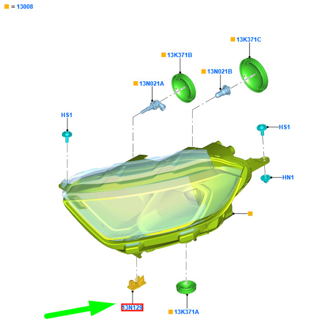 1922351 Ford Clip 1922351 Genuine OEM Part for sale online | eBay