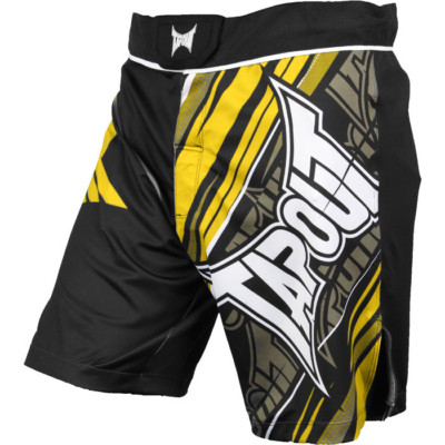 Tapout Performance MMA Fight Shorts - Men’s 34 - Yellow - UFC / BJJ ...