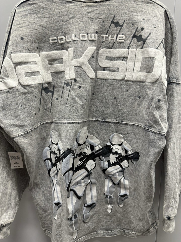 Disney Star Wars Follow Me To The Dark Side Spirit jersey Storm Trooper ...