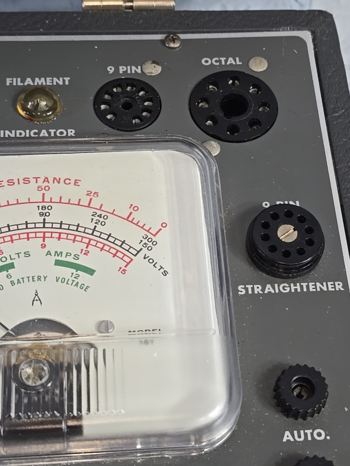 1960 Accurate Instrument Co. Vtg Utility Tube Filament Tester Model 161 ...