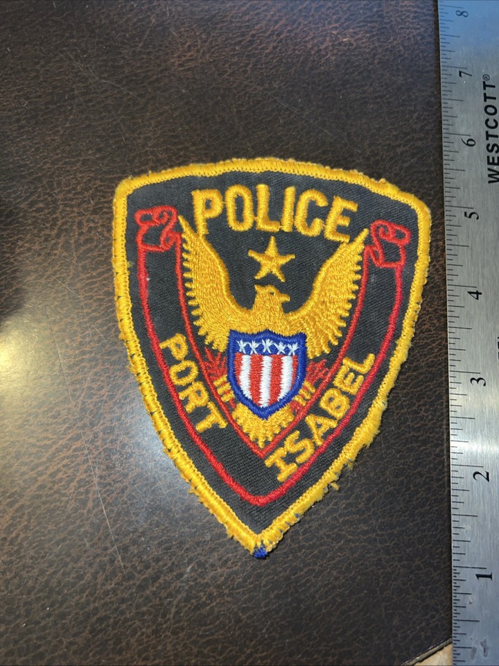 Vintage Obsolete (?) Police Department Patch Port Isabel | eBay