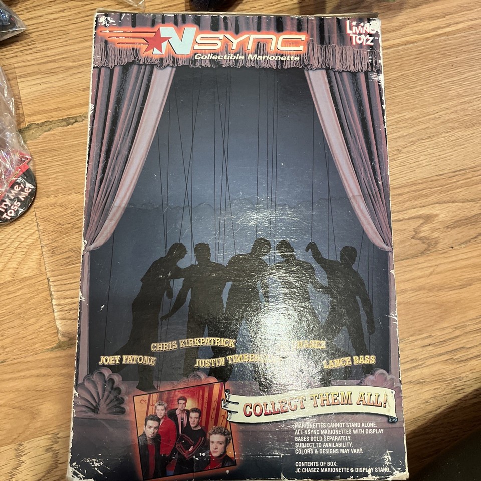 NSYNC JC Chasez Doll Collectible Marionette Action Figure 2000 BRAND ...