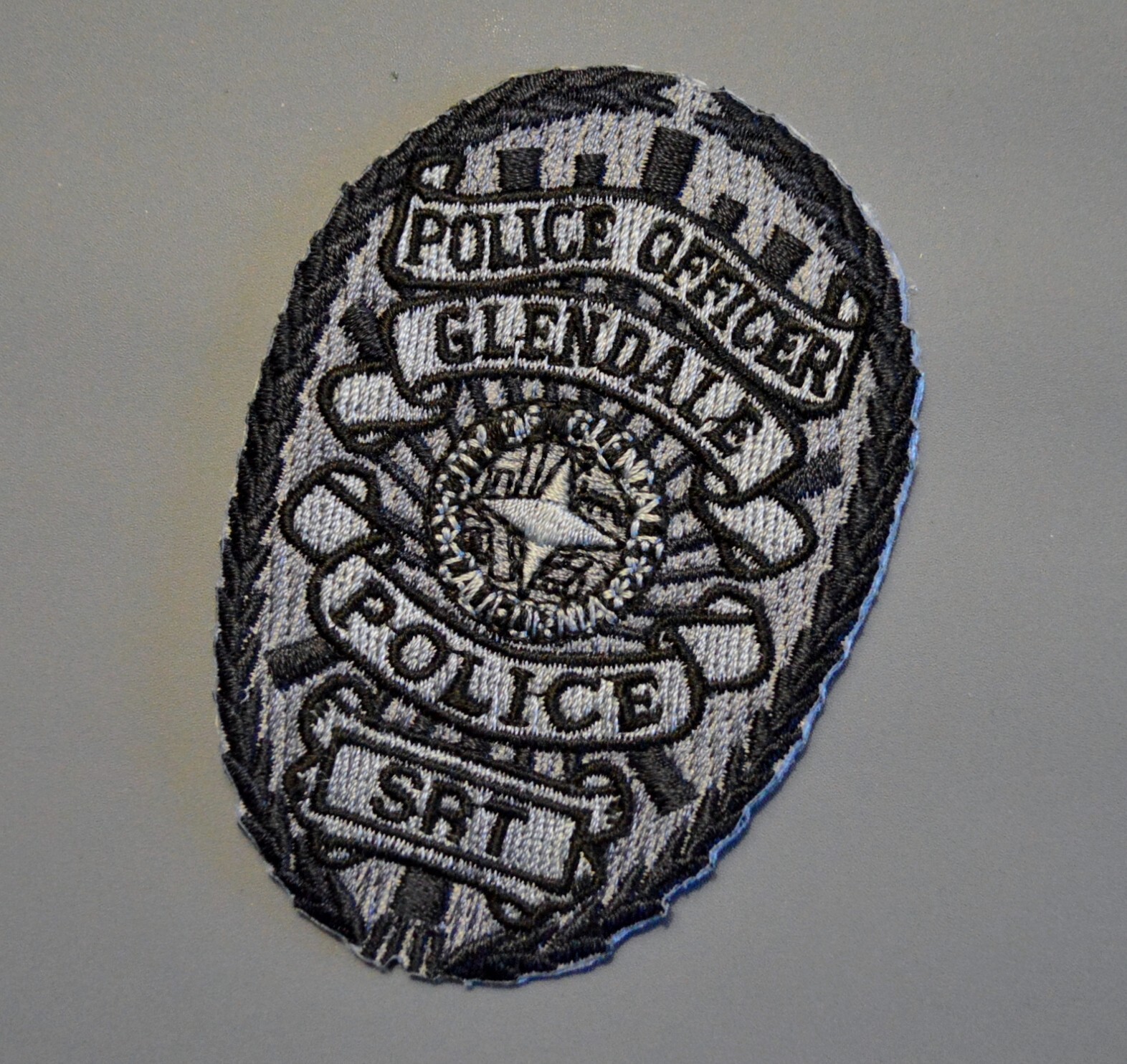 Glendale California Police Officer SRT Subdued Patch ++ Mint LA County ...